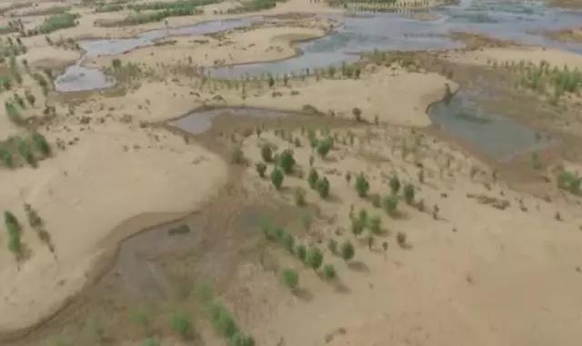 鄂尔多斯再现神奇！这沙水共存的沙漠湿地到底从何而来？|鄂尔多斯_新浪新闻