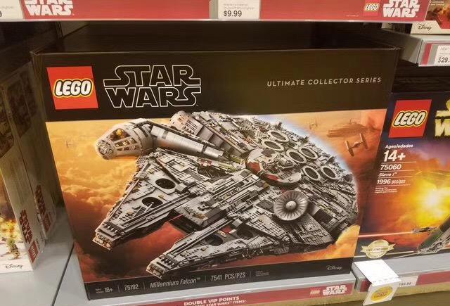 乐高新版千年隼（75192）各地展示实物一览|千年隼|实物|店面_新浪新闻