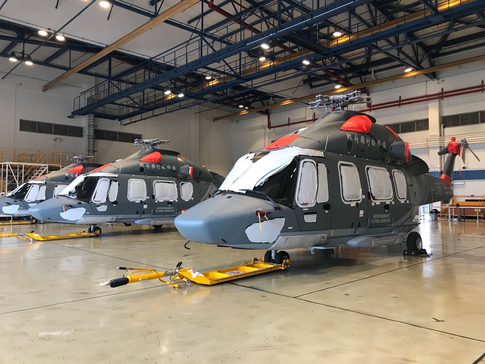 正在打包发货的香港政府飞行服务队H175直升机，An-124一口一架
