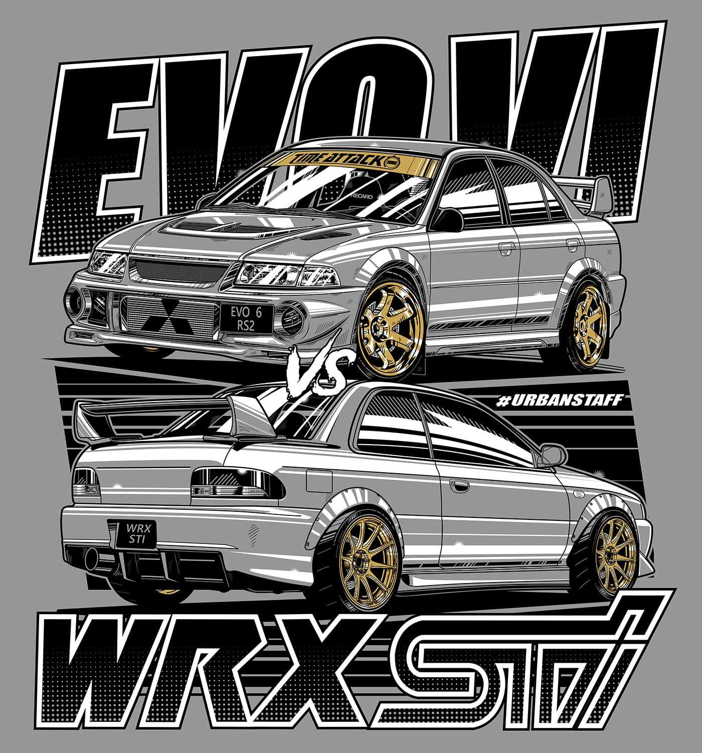 同样是一台电脑装个PS，人家 Alex RSR 的插画作品就是这么帅气|插画|背影|电脑_新浪新闻