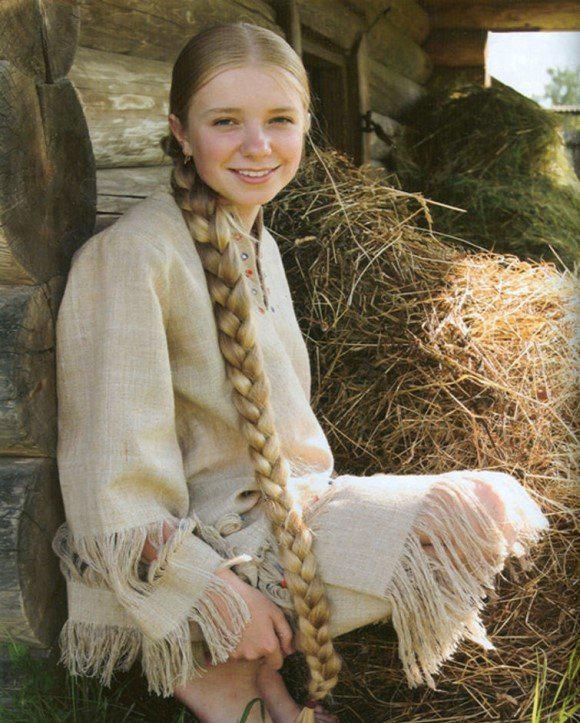 美丽的俄罗斯姑娘和她们让人难忘的麻花辫|麻花辫|发型|辫子_新浪新闻