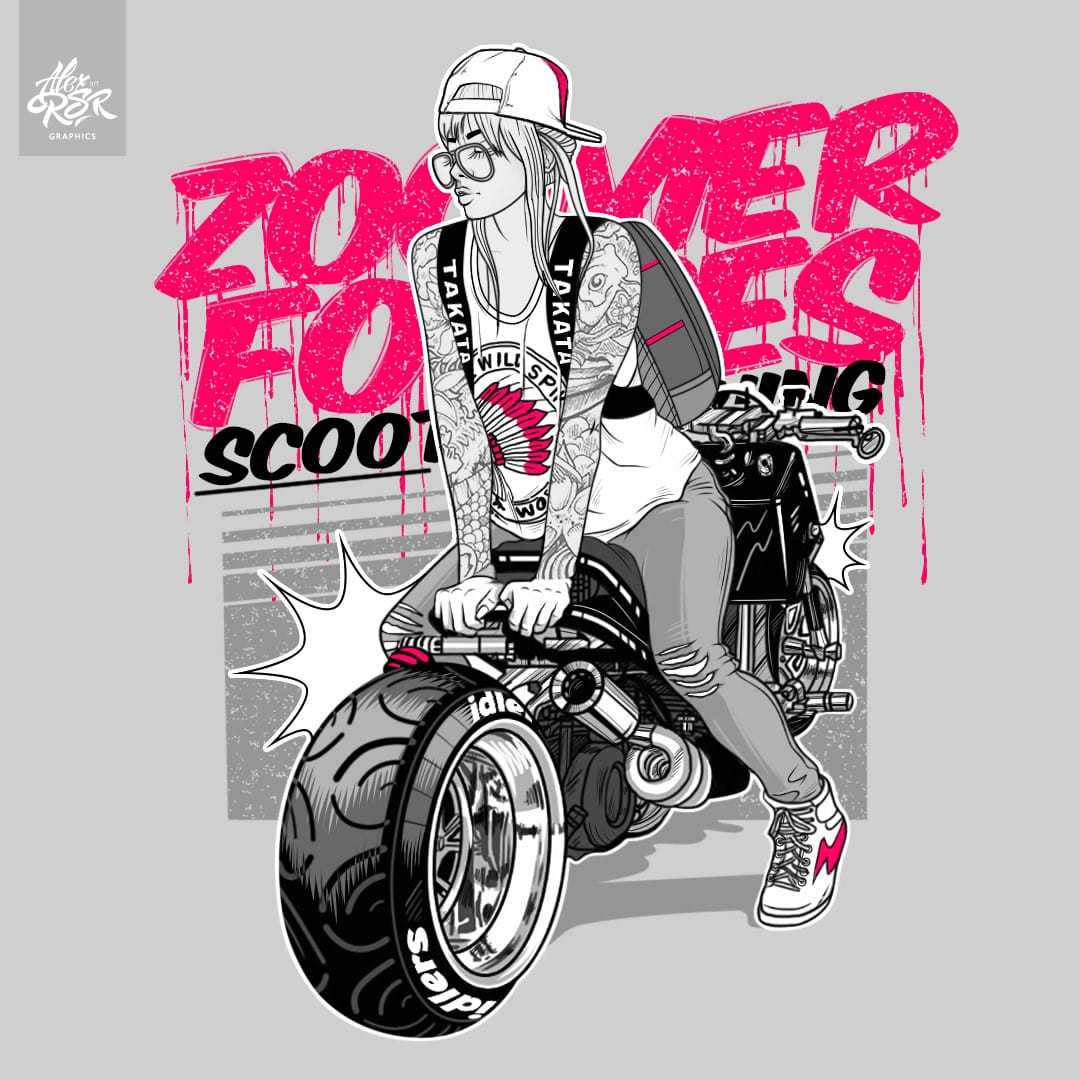 同样是一台电脑装个PS，人家 Alex RSR 的插画作品就是这么帅气