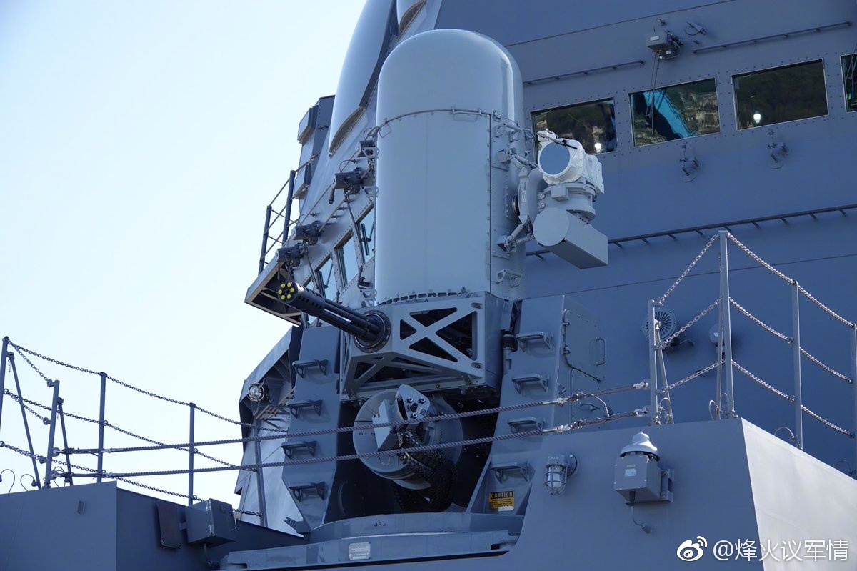 日本海自近日服役的号119号“朝日”驱逐舰局部细节