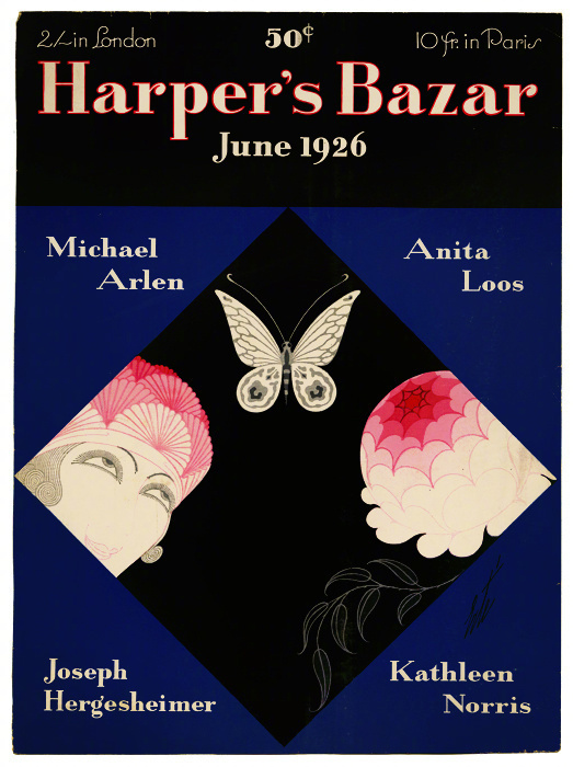 20年代伦敦《 Harper's BAZAAR 》杂志封面插画