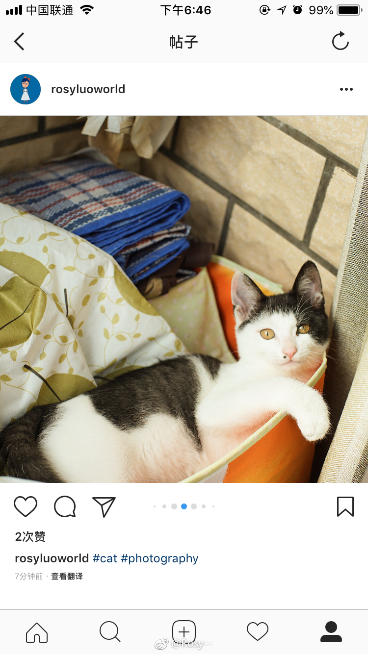 Ins界面设计是好看的