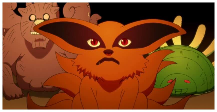 鸣人:原来小的时分，尾巴是这样长大的，九尾是最心爱的。十条尾|鸣人|尾巴|时分_新浪新闻