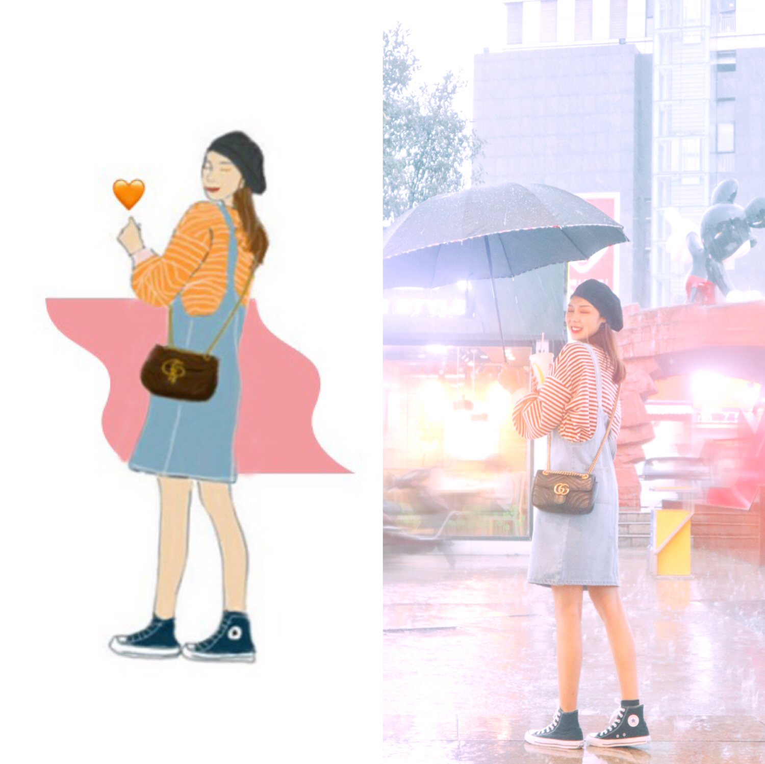 『照片变简笔画，超详细步骤|简笔画|线条画|步骤_新浪新闻