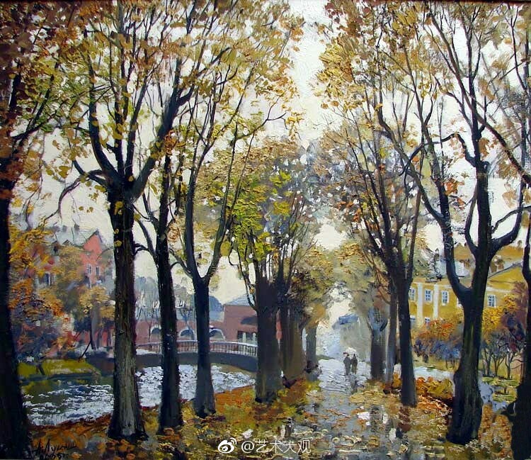 乌克兰画家Lukash Anatoliy风景油画作品欣赏——卢卡斯.阿纳托尼