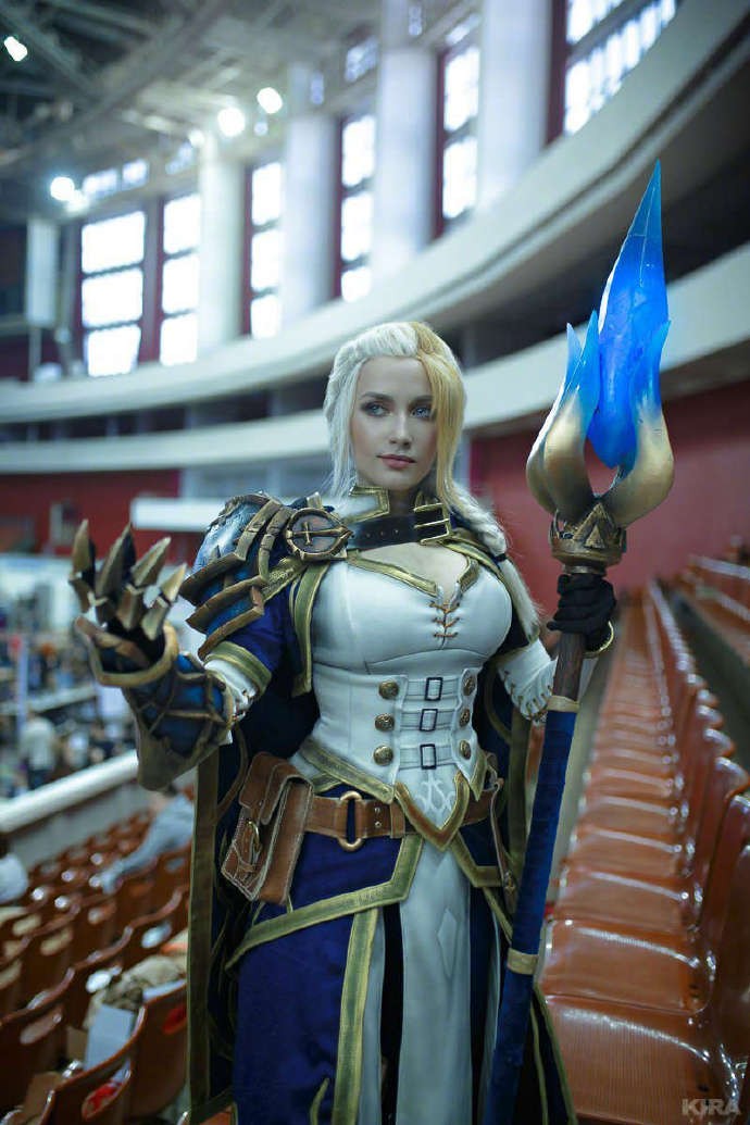 魔兽世界精品COSPLAY，Narga妹子的新版吉安娜[爱你]