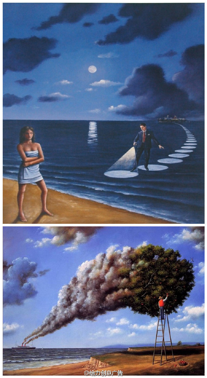 Rafal Olbinski超现实主义绘画艺术|绘画|超现实主义|艺术_新浪新闻