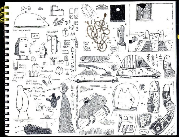 卡通画家 Tom Gauld's sketchbook|卡通|画家|Gauld's_新浪新闻