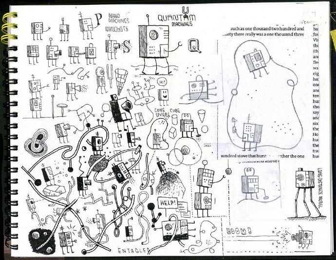 卡通画家 Tom Gauld's sketchbook|卡通|画家|Gauld's_新浪新闻