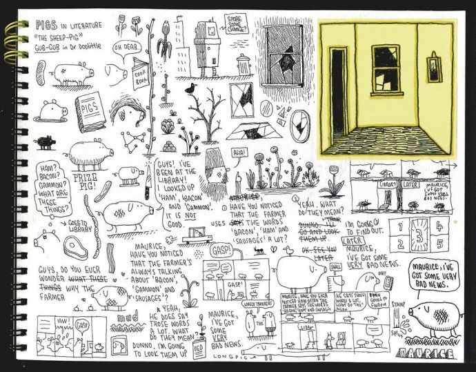 卡通画家 Tom Gauld's sketchbook|卡通|画家|Gauld's_新浪新闻