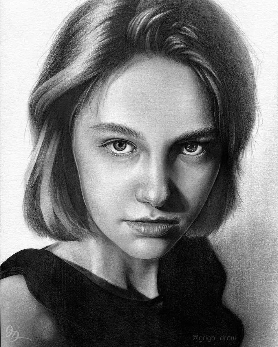 铅笔画肖像 | GRIGO DRAW