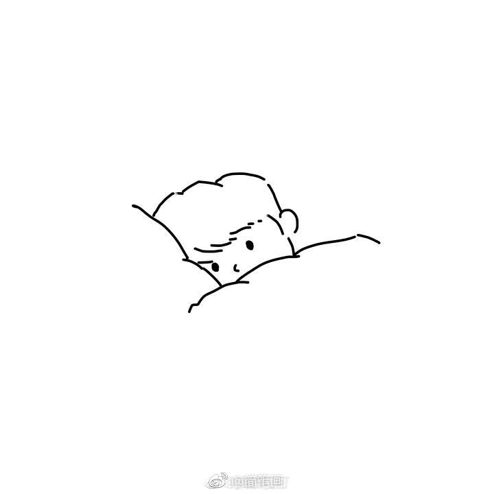 简洁风男生简笔画头像（投稿： ）|简笔画|头像|投稿_新浪新闻