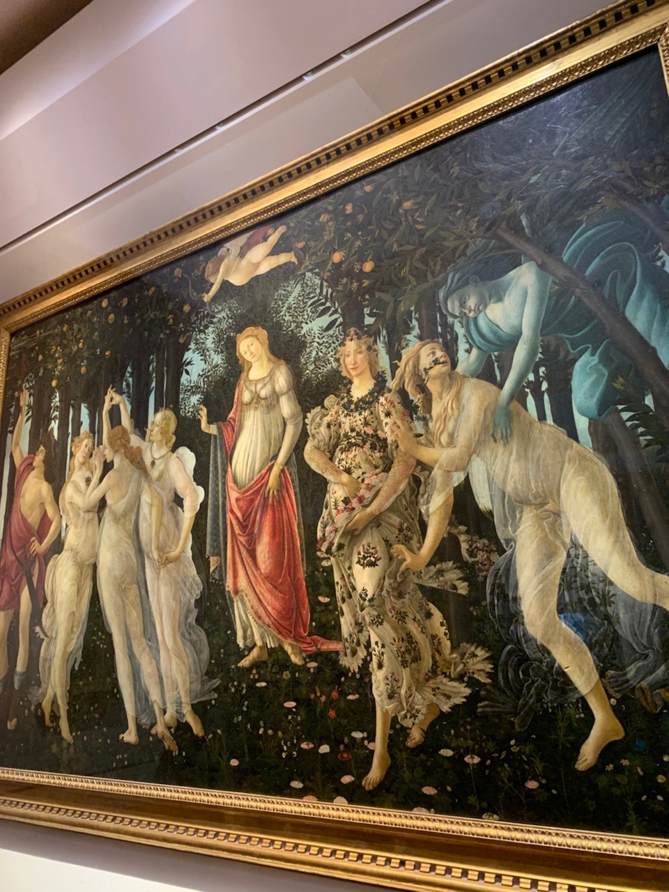 乌菲兹美术馆波提切利《春》- 大师对秩序的控制能力无与伦|乌菲兹|波提切利|美术馆_新浪新闻