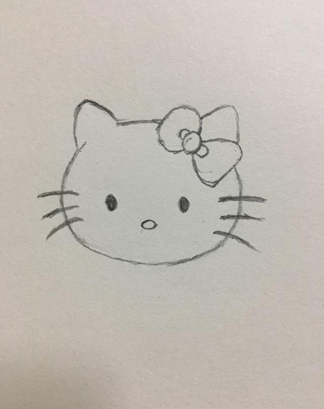 简笔画——hello kitty的画法|kitty|Kitty猫|画法_新浪新闻