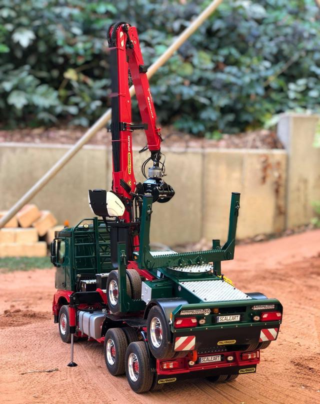 ScaleART Acros三轴木材运输车(DOLL Long-Timber)-新浪汽车