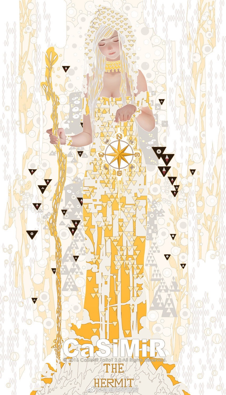中国台湾插画艺术家 Casimir Lee 唯美奇幻人物插画设计作品配色绚丽_新浪新闻