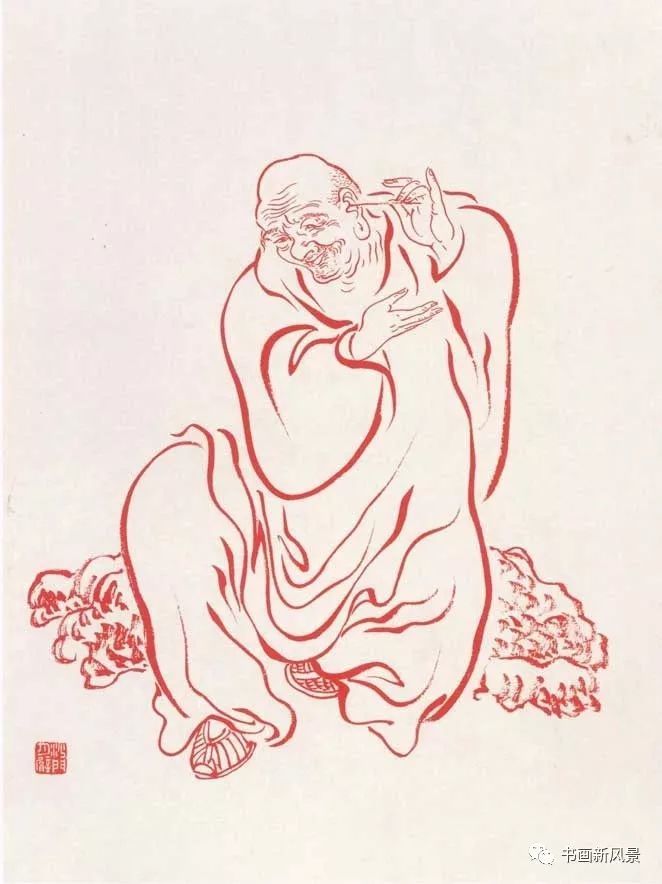 妙不可言——分享弘一法师的一组罗汉图|弘一|罗汉|法师_新浪新闻