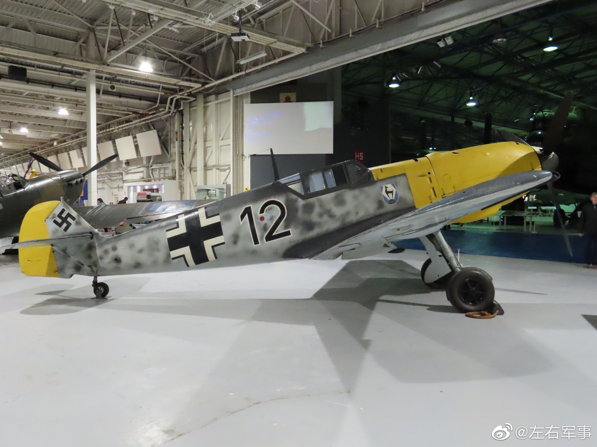 英国皇家空军博物馆展出的Bf-109