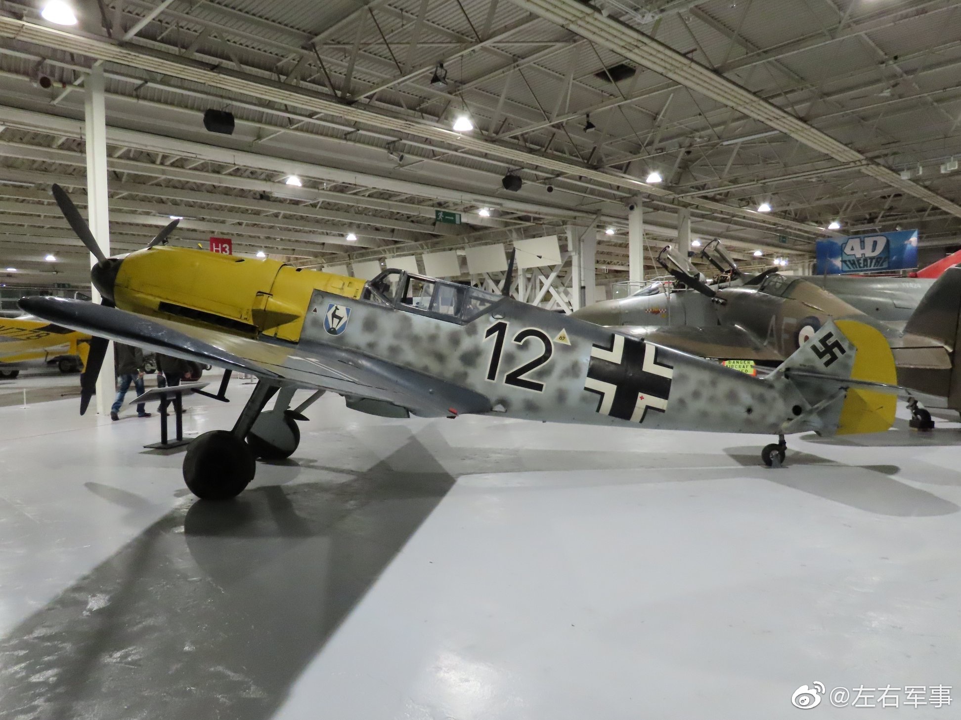 英国皇家空军博物馆展出的Bf-109
