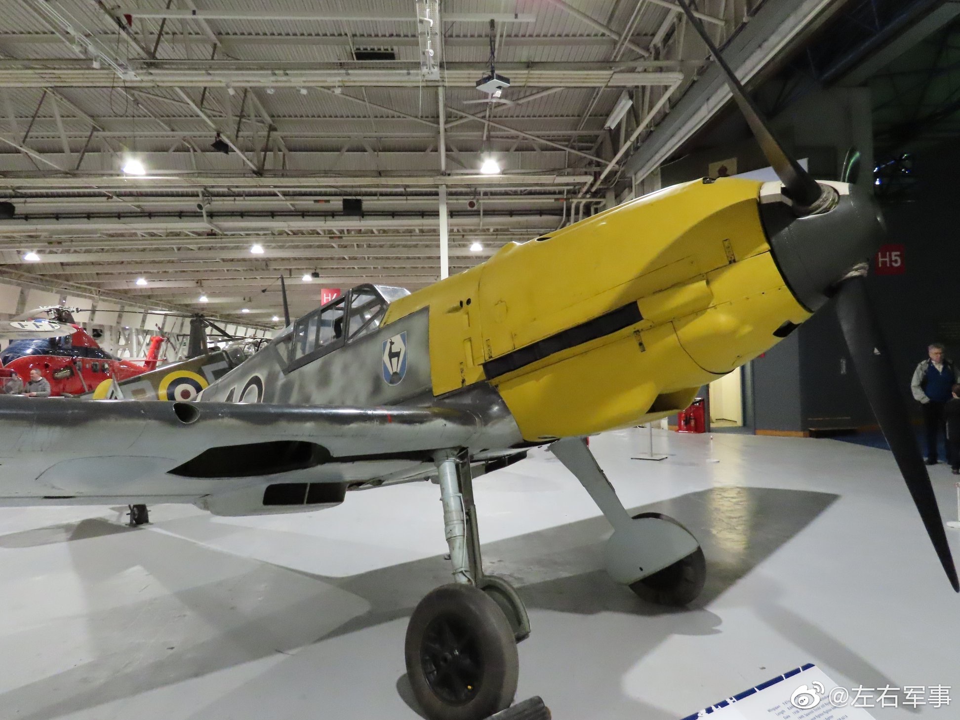 英国皇家空军博物馆展出的Bf-109