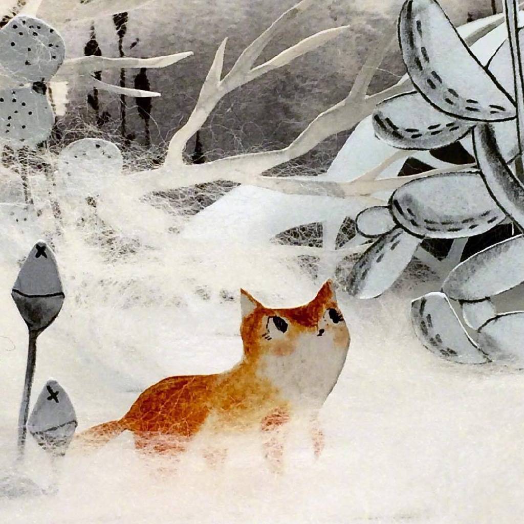 英国插画师 Kelly Pousette 将水彩与剪纸艺术结合|水彩|插画师|剪纸_新浪新闻