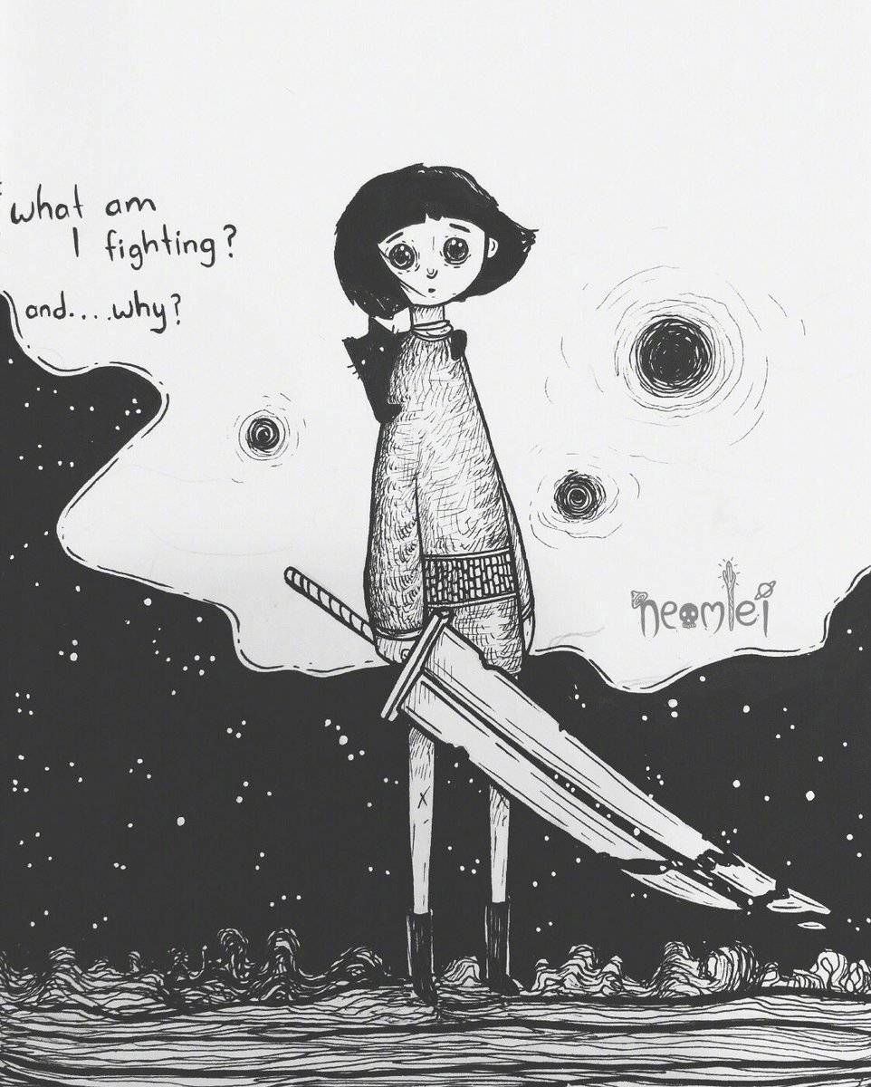 一个骷髅💀的小梦想！来自插画师 Neomlei 绘画作品 | ins|插画师|骷髅|微博_新浪新闻