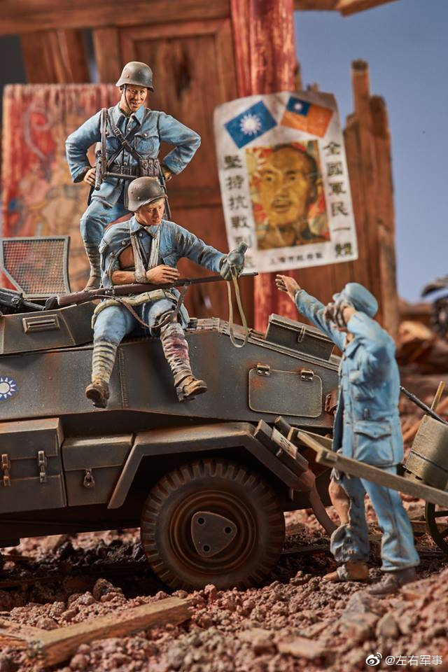 一组展示淞沪会战期间巷战的模型|巷战|会战|模型_新浪新闻