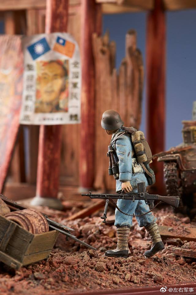 一组展示淞沪会战期间巷战的模型|巷战|会战|模型_新浪新闻
