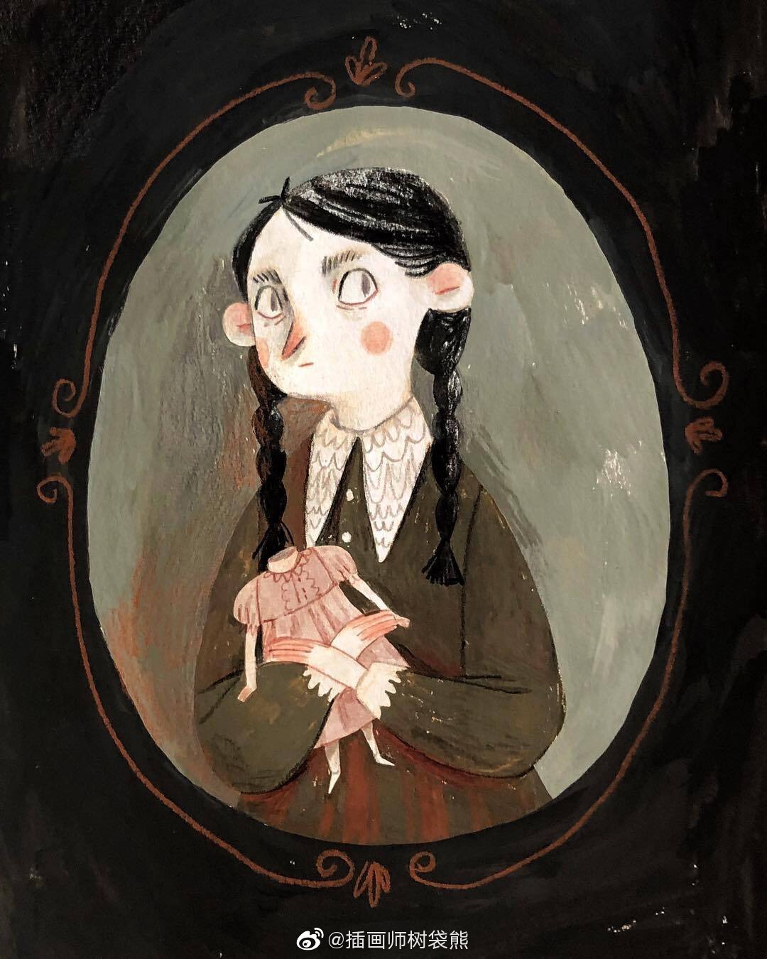 美国插画师 Taryn Knight 夜晚的魔法森林插画设计作品她通过对生活的|魔法森林|插画师|插画设计_新浪新闻