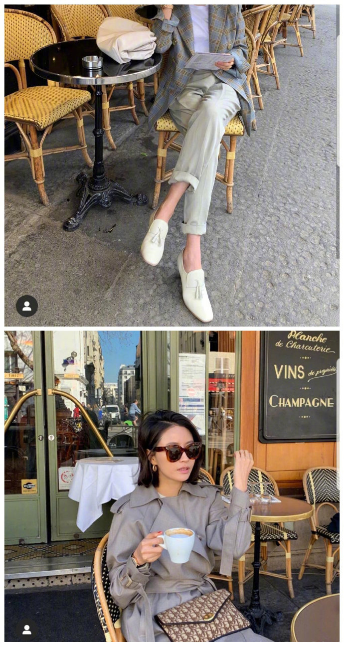 时髦法式 ! 居住在巴黎的韩国博主elborn 穿搭借鉴 ! 🇨🇵