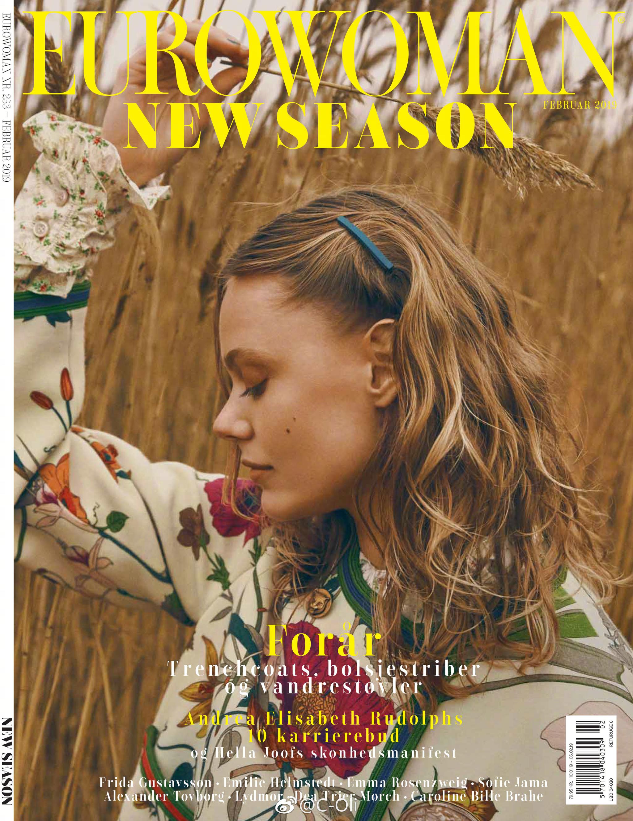 Eurowoman Denmark February 2019|里达|时尚杂志|丹麦_新浪新闻