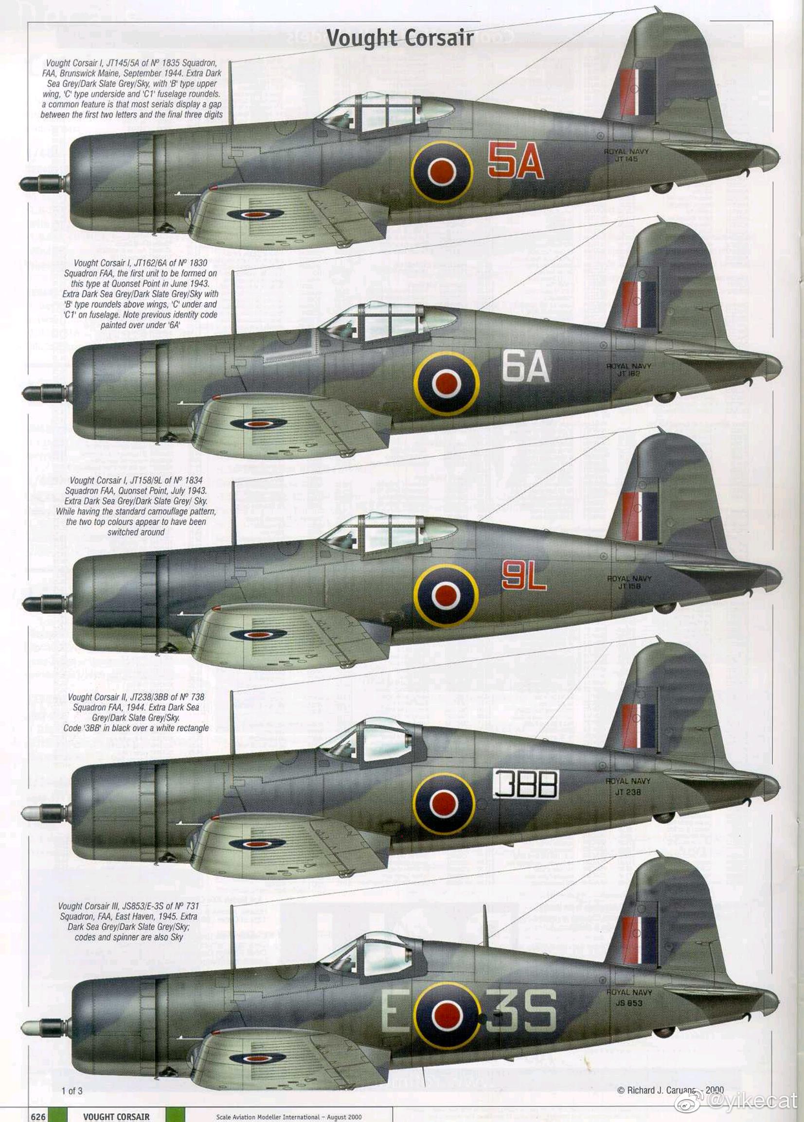 Chance Vought F4U Corsair(一)钱斯·沃特F4U“海盗”。