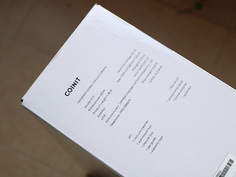 COINIT V70无线吸尘器评测：一款高颜值+高性能家居艺术品__财经头条