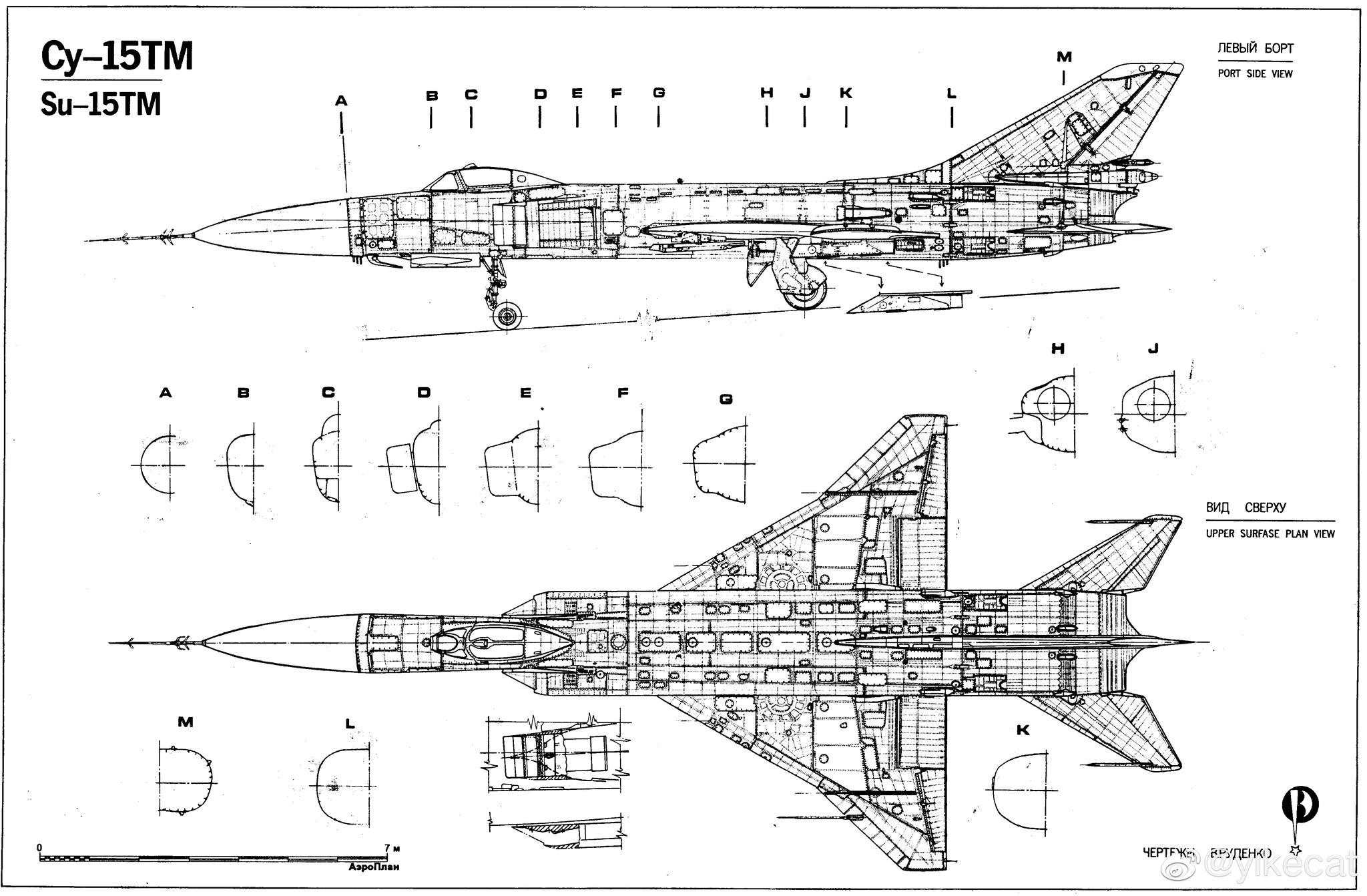 Сухой Су-15ТМ/Sukhoi Su-15TM（T-58TM）截击(歼击)机Su-1