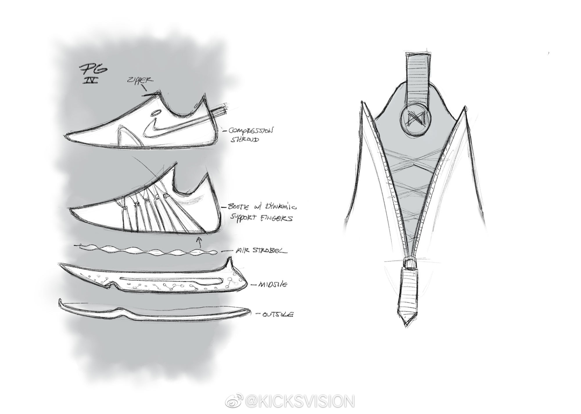 完成Nike PG 4设计的依然是该系列御用设计师Tony Hardman