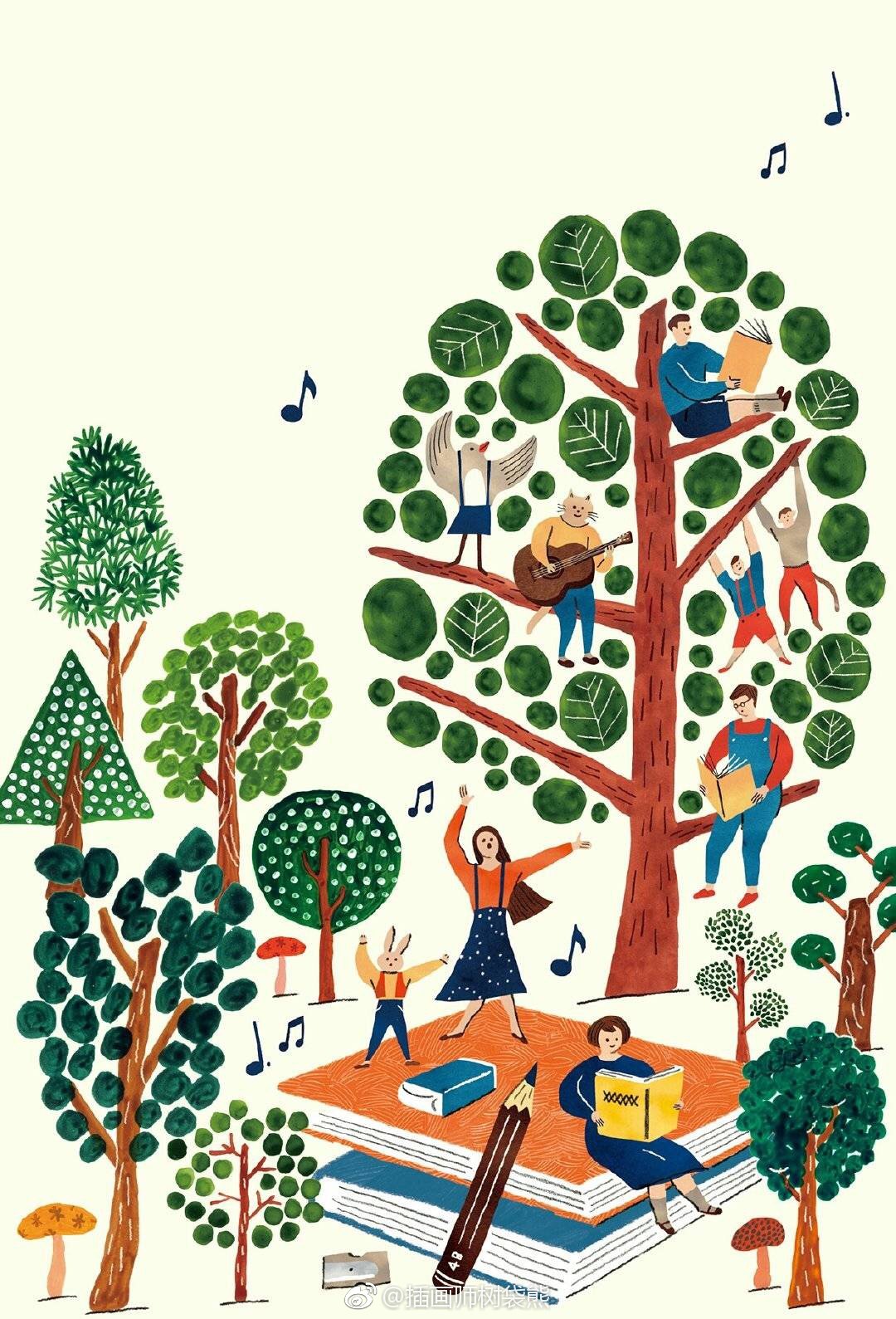 韩国插画师 yeon ju choi 闲适的田园生活插画设计作品|插画师|田园|韩国_新浪新闻