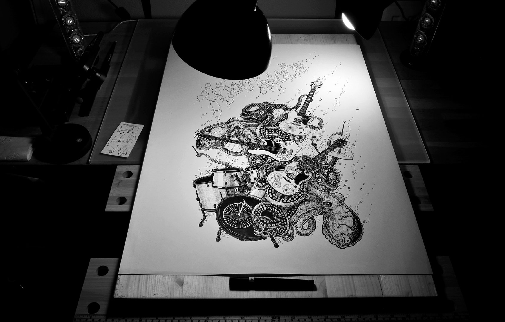 1000MODS - poster artwork - 70cm x 50cm插画 手绘 海报|插画_新浪新闻