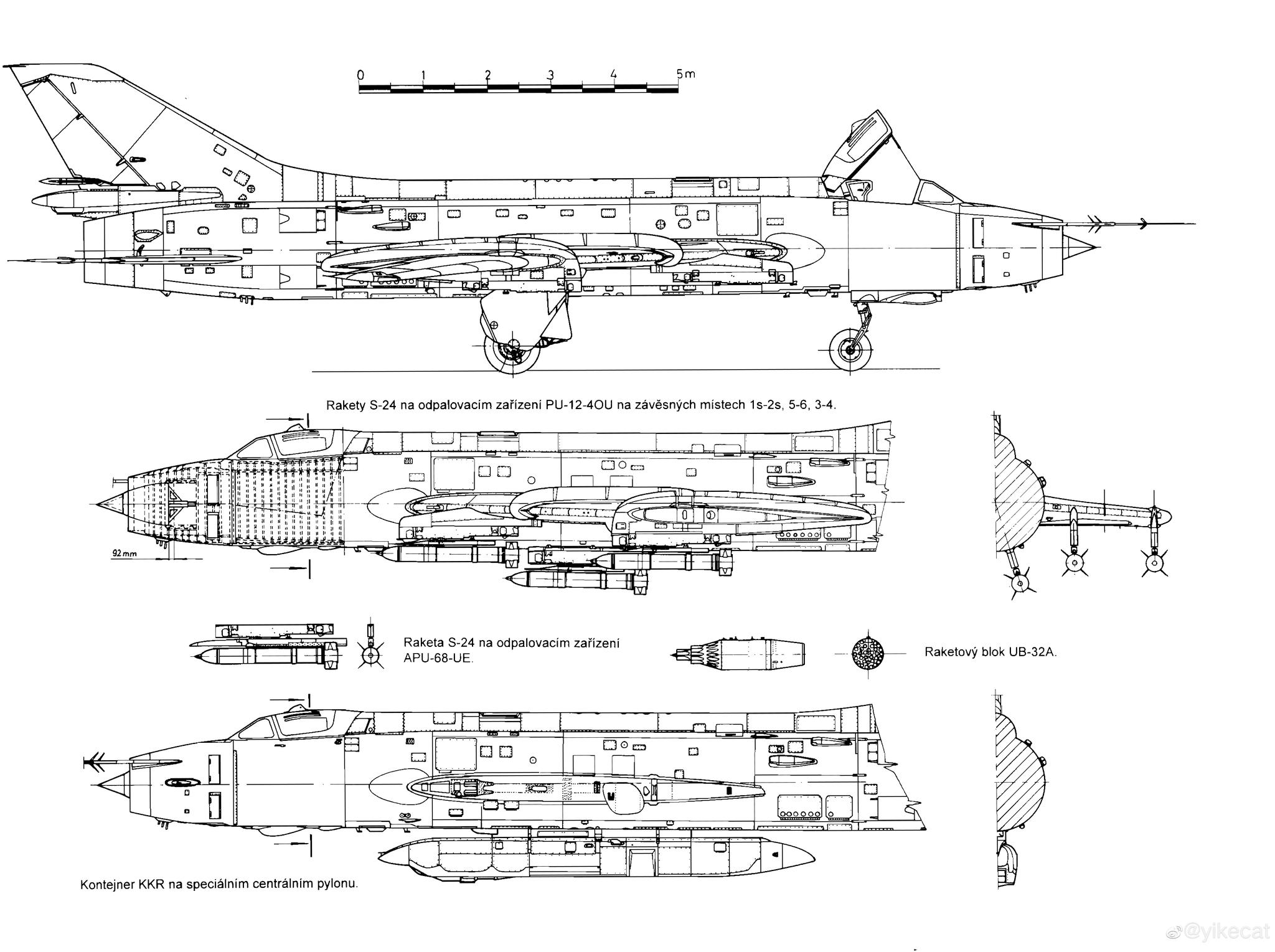 Сухой Су-17M（C-32M）/Sukhoi Su-17M（S-32M）歼击轰炸机|歼击轰炸机|副油箱|角_新浪新闻