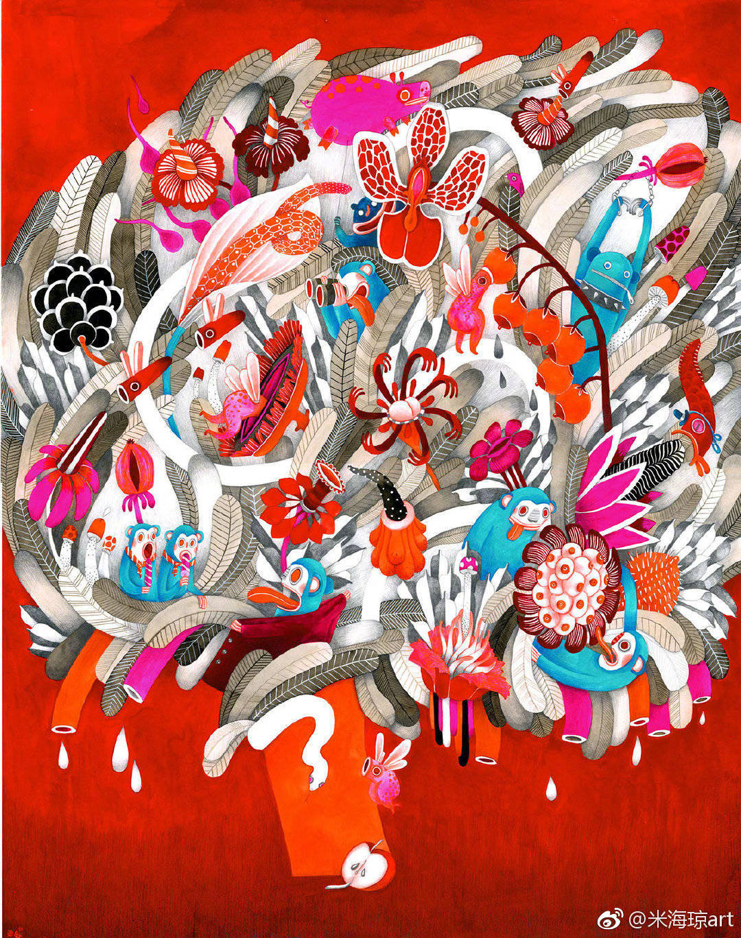 法国插画师 Marion Arbona 绘画作品 | marionarbona