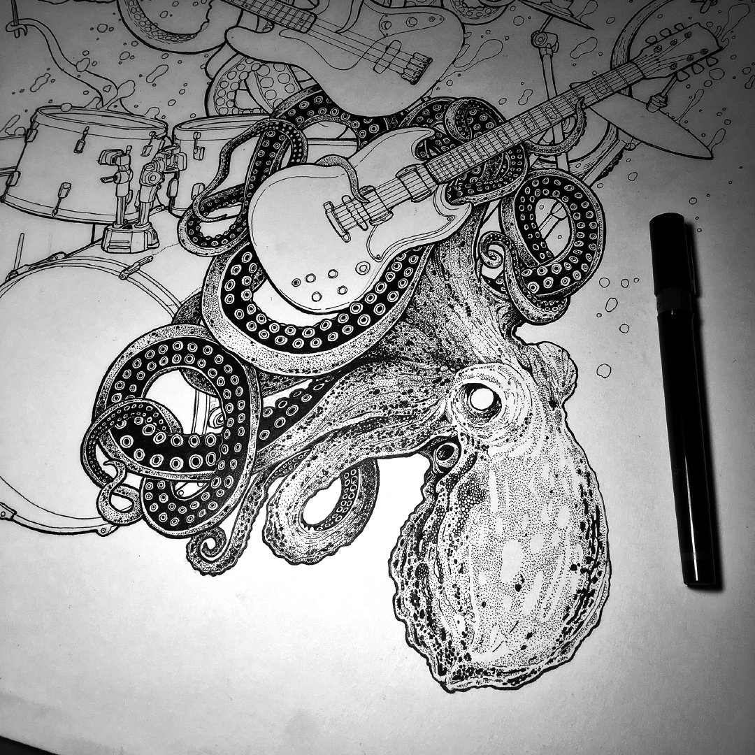 1000MODS - poster artwork - 70cm x 50cm插画 手绘 海报|插画_新浪新闻