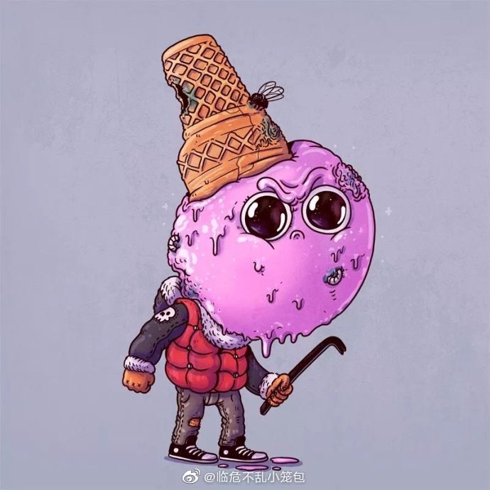 美国插画师 Alex Solis 创作了一组食品作品-The Rotten Foods|插画师|垃圾食品|食品_新浪新闻