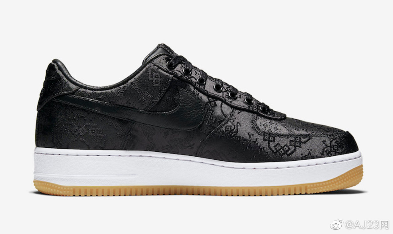 CLOT X FRAGMENT X NIKE AIR FORCE 1 “BLACK SILK” 11月29日发售