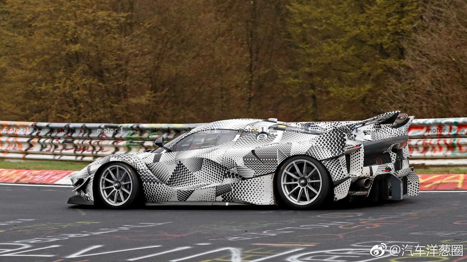 Ferrari FXX K Evo纽北谍照来袭法拉利针对它又有了新的空气动力学-新浪汽车