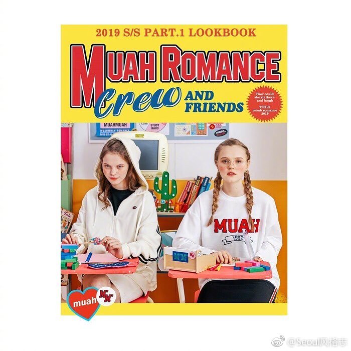 韩国品牌muah muah，鲜艳的配色就像耀眼的青春～