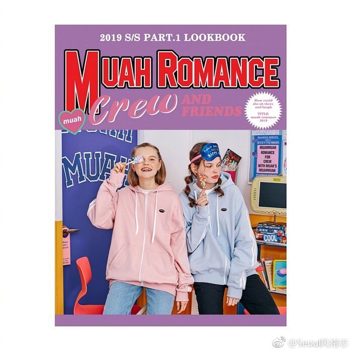 韩国品牌muah muah，鲜艳的配色就像耀眼的青春～