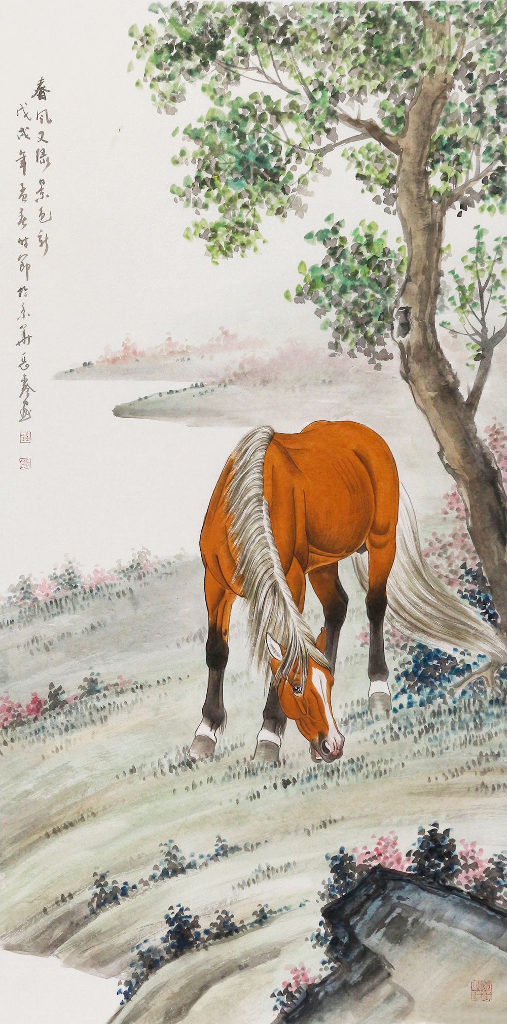 刘长鑫国画马作品赏析：倜傥洒脱，姿态优美，富有艺术感染力|刘长鑫|国画|感染力_新浪新闻