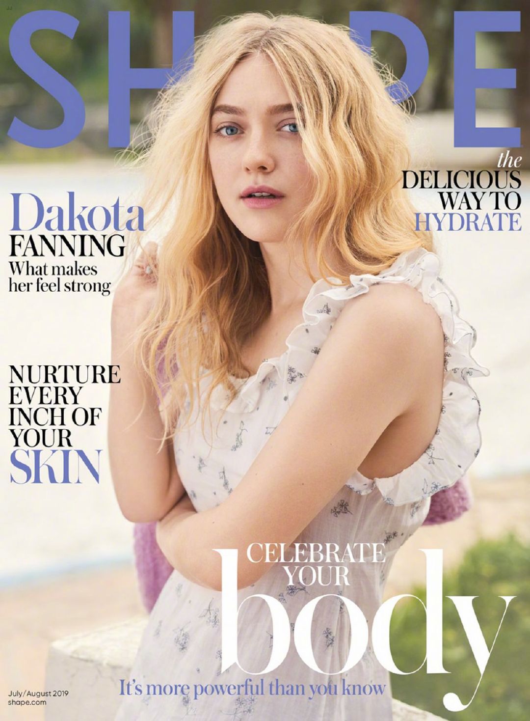 达科塔·范宁Dakota Fanning ——Shape Magazine 2019年7月/ 8月。